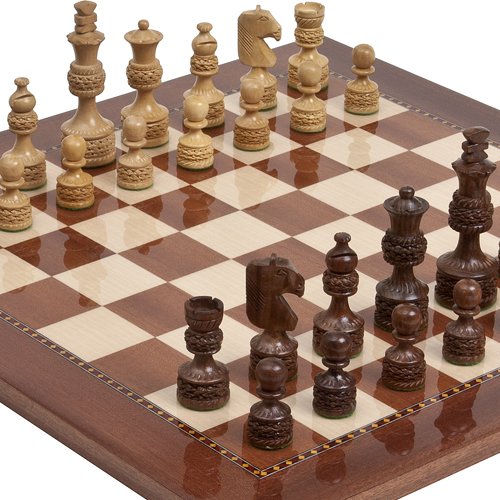 Monte Carlo Chessmen & Chelsea Park Chess Board from Spain [516-210 ...